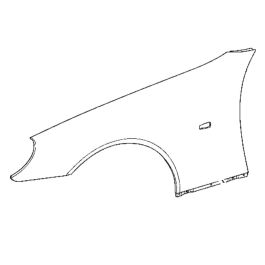 A1708800106 Original Mercedes-Benz Kotflügel vorne links SLK R170 mit ...