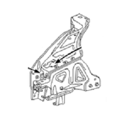 A2076202000 Original Mercedes-Benz Rahmen Scheinwerfer vorne rechts E ...