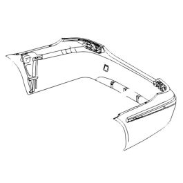 A2118800740 Original Mercedes-Benz Heckstoßstange Avantgarde grundiert ...