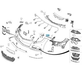 A2048810806 Original Mercedes-Benz Befestigungsschiene rechts C-Klasse ...