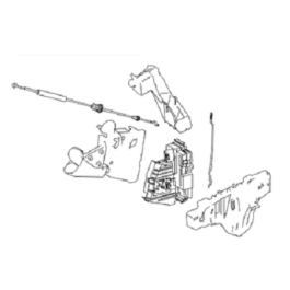 A1647200935 Original Mercedes-Benz Türschloss vorne links ML 164 ...