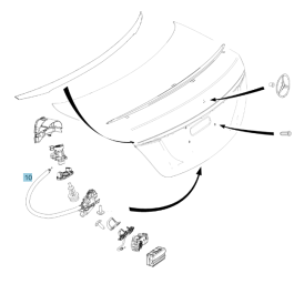 A2047500485 Original Mercedes-Benz Schloss Heckklappe | HIRSCHVOGEL ...