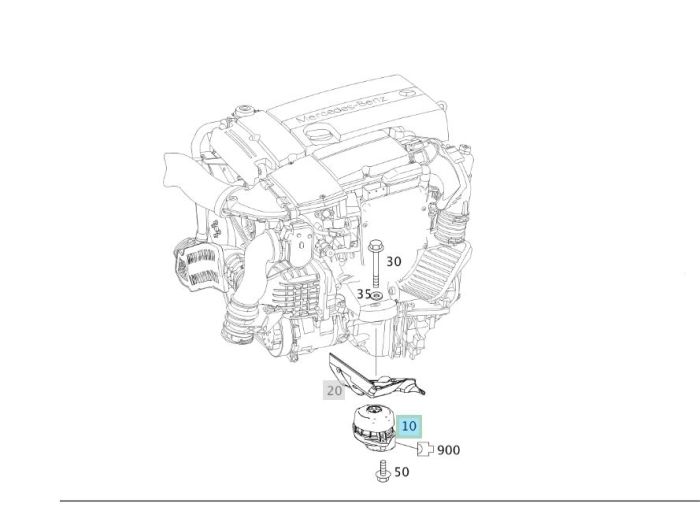 Original Mercedes-Benz Lager Motorlager links oder rechts | HIRSCHVOGEL ...