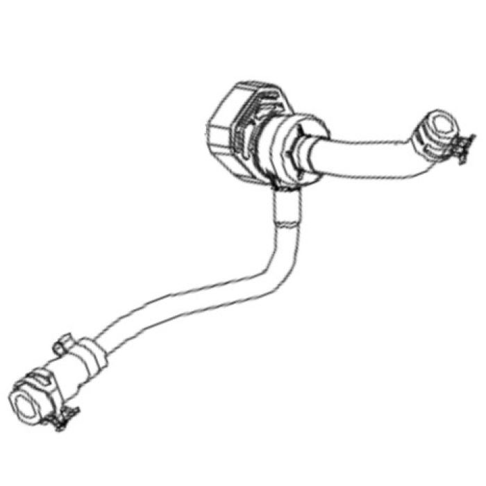 A2700184600 Original Mercedes-Benz Entlüftungsleitung zwischen ...